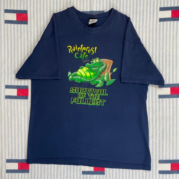 Rainforest Cafe | Shirts | Vintage Rainforest Cafe Survival Of The ...